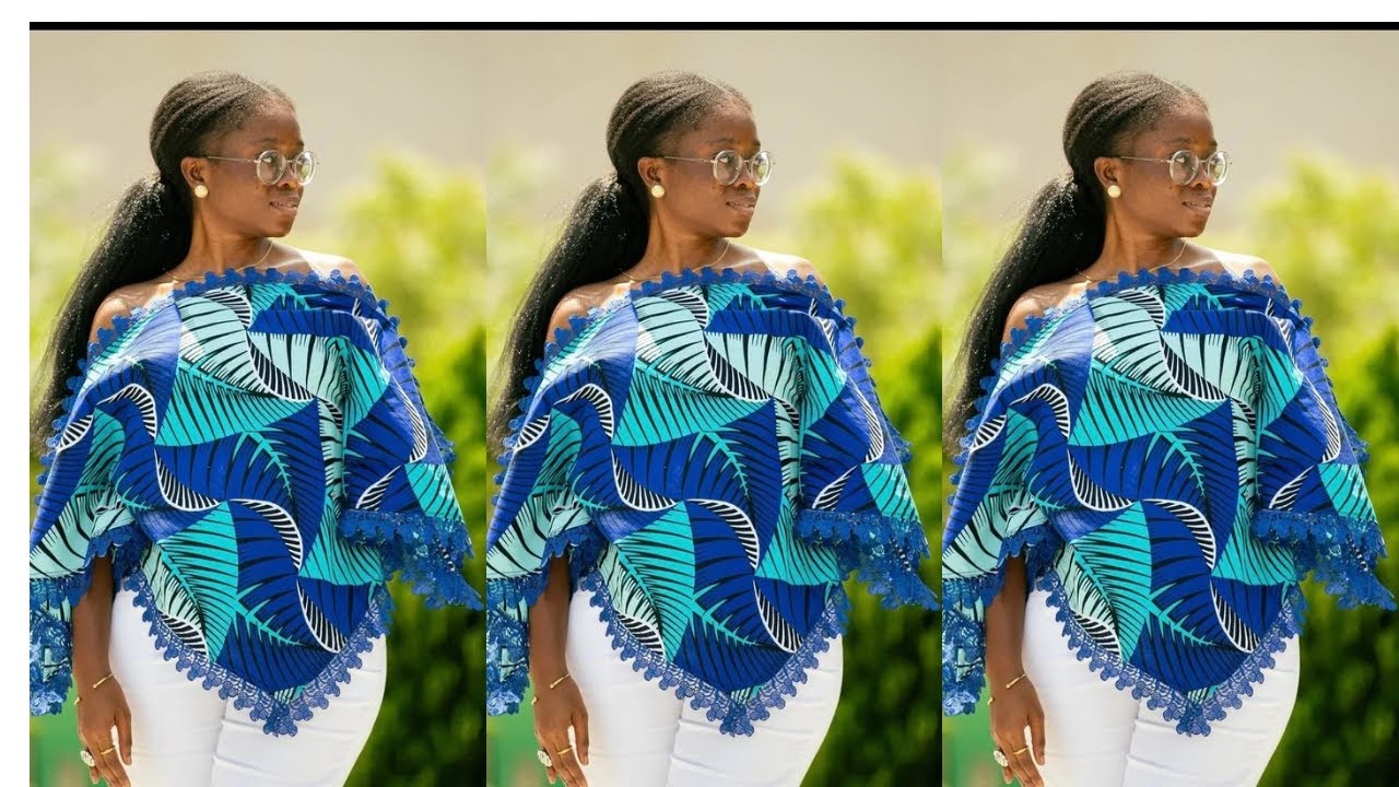 DIY: HOW TO CUT AND SEW AN OFF SHOULDER TRIANGULAR BLOUSE. - YouTube