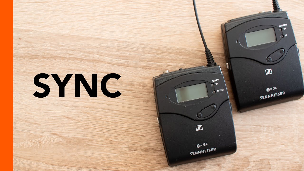 Sennheiser G4, G3 - Match/Pair/Link Transmitter & Receiver - YouTube