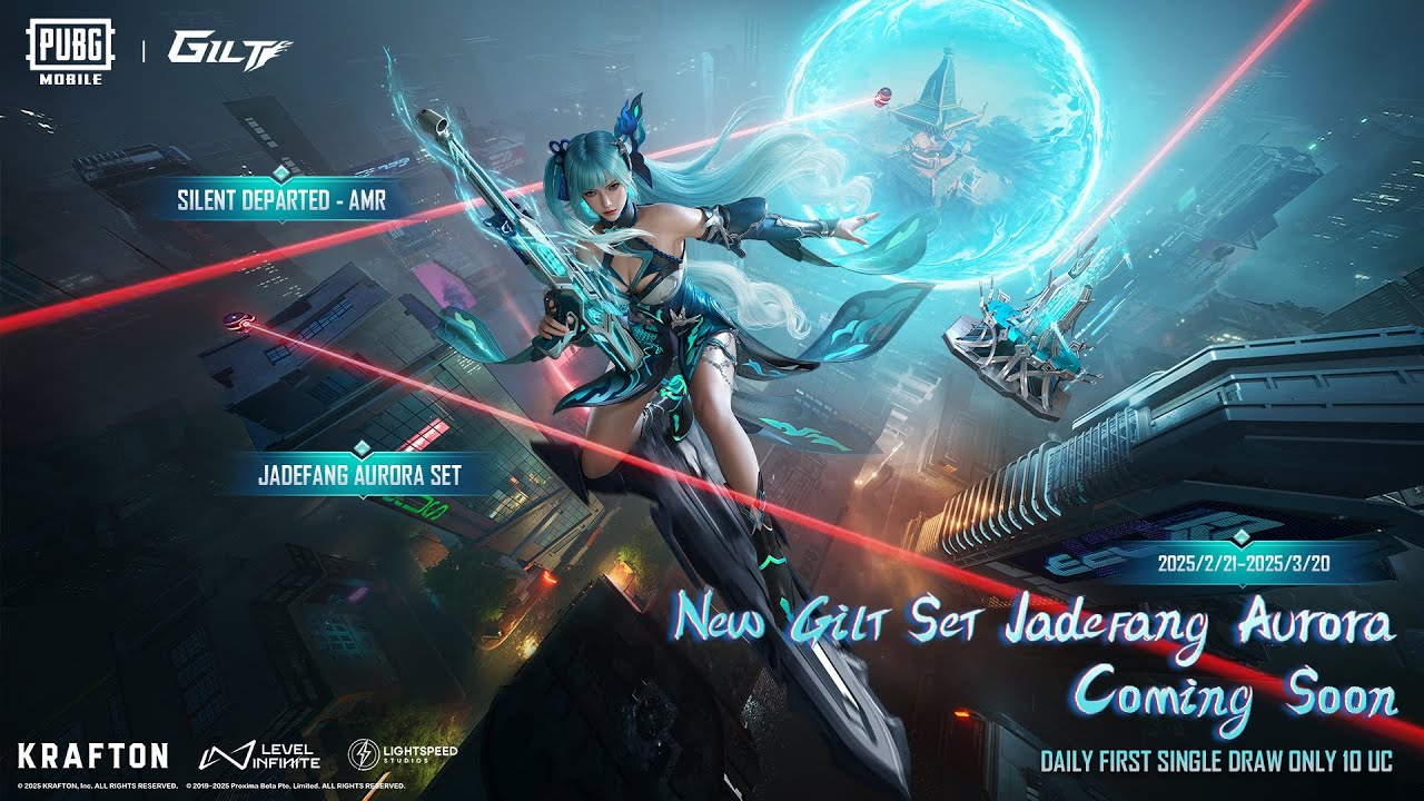 3.6 New Gilt Set Jadefang Aurora | PUBG MOBILE Pakistan Official - YouTube
