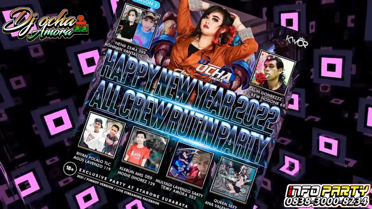 FULL BASS !!! HAPPY NEW YEAR 2022 ALL CREW RUTIN PARTY SEASON 2 BY DJ ...