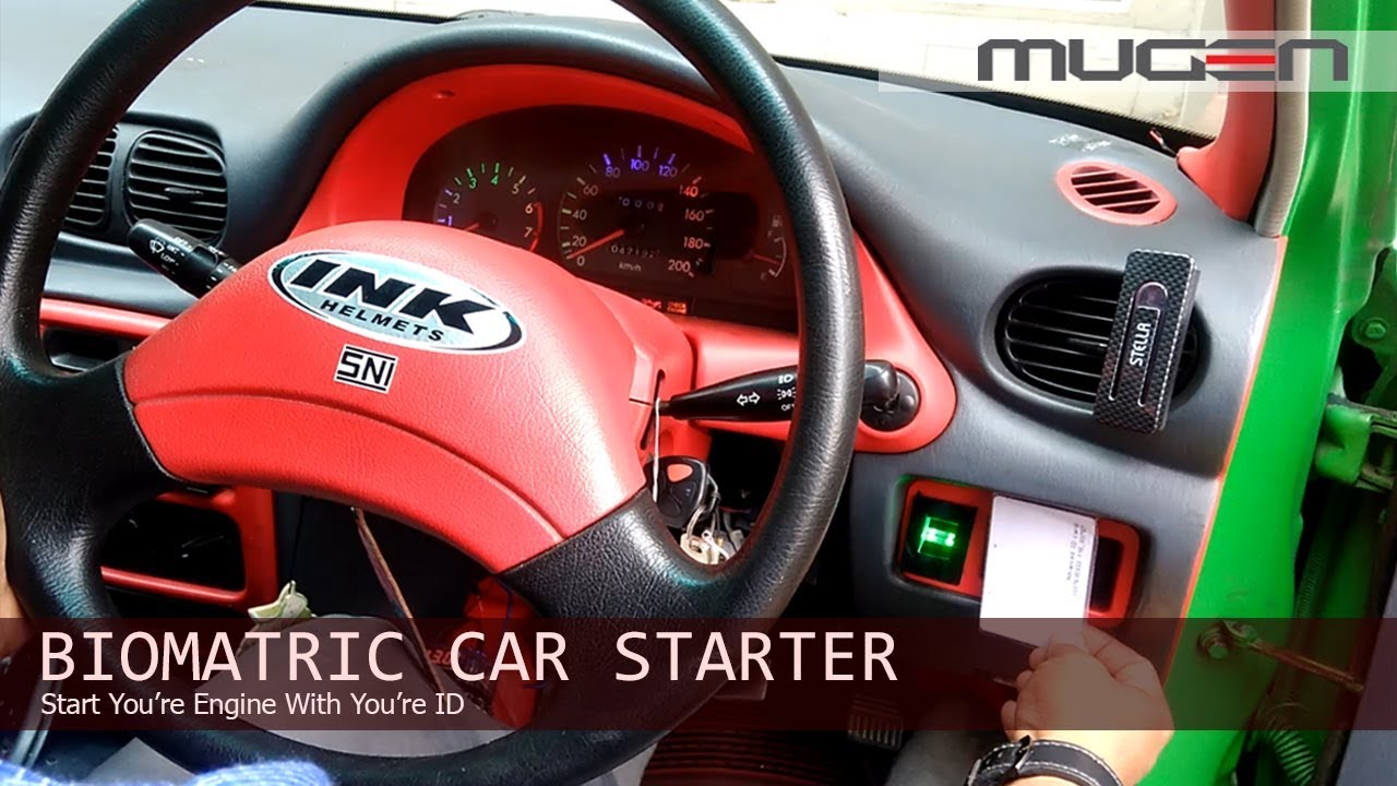 MUGEN FINGERPRINT - Biomatric Car Starter Engine - YouTube