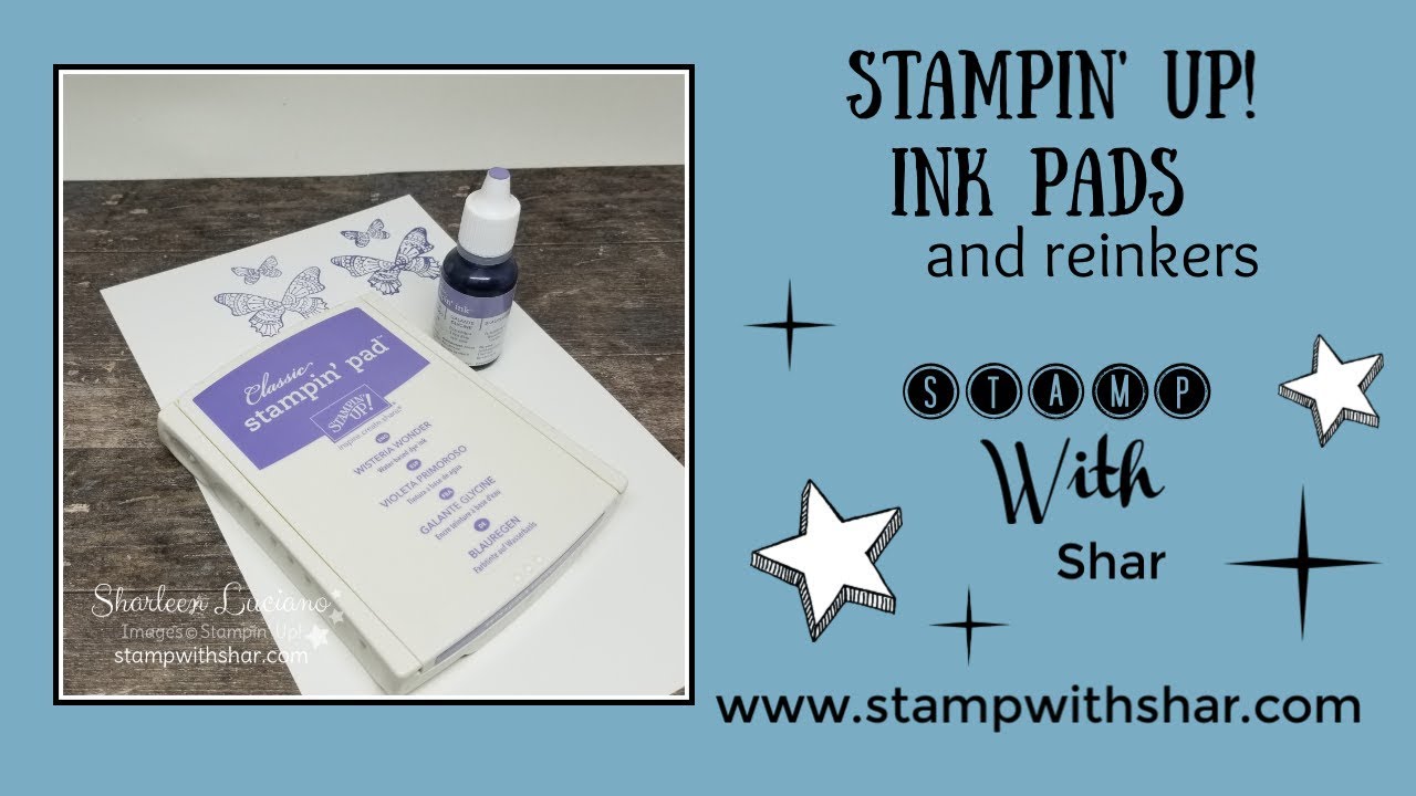 Ink Pads & Reinkers - Stamp with Shar - YouTube