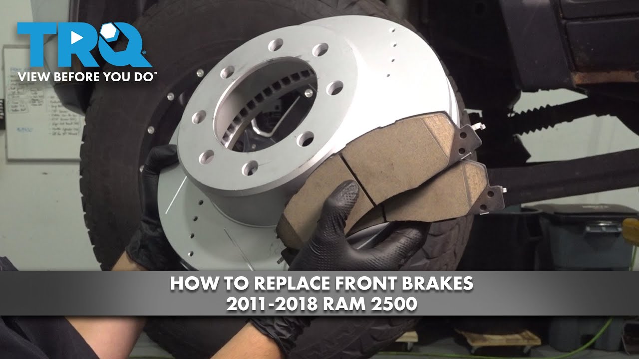 How to Replace Front Brakes 2011-2018 Ram 2500 - YouTube