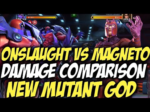 Onslaught Vs Magneto Damage Comparison | One Of The Best 2023 Champ ...
