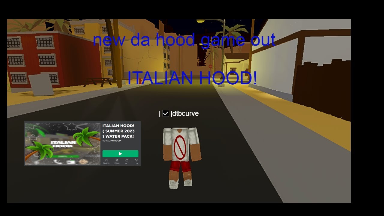 show casing ITALIAN HOOD! - YouTube