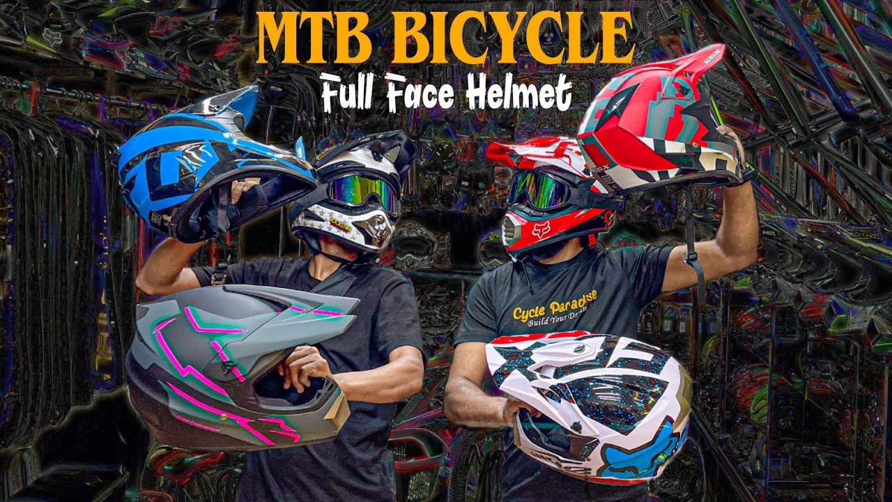 Full Face Helmet | MTB Bicycle Helmet | Stunt Helmet - YouTube