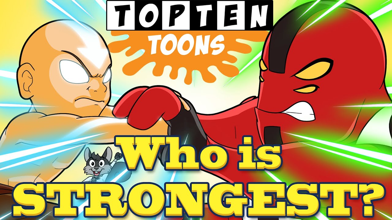 Top 10 STRONGEST Cartoons - YouTube