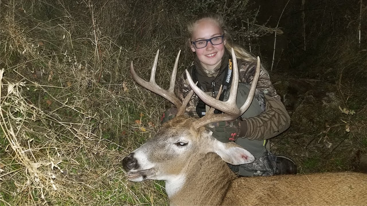Youth Whitetail Buck Hunt to Remember - Girls Hunt Too - Tikka T3 270 ...
