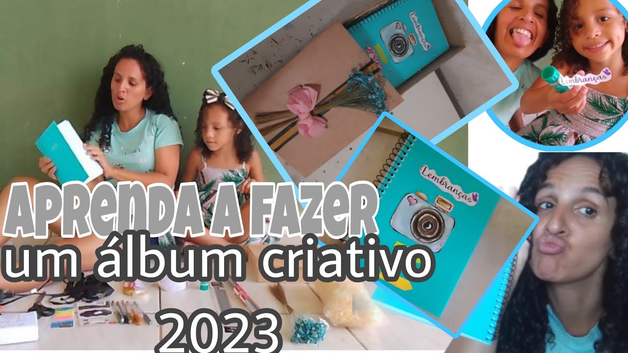 como fazer álbum criativo / vlog especial 2023 - YouTube