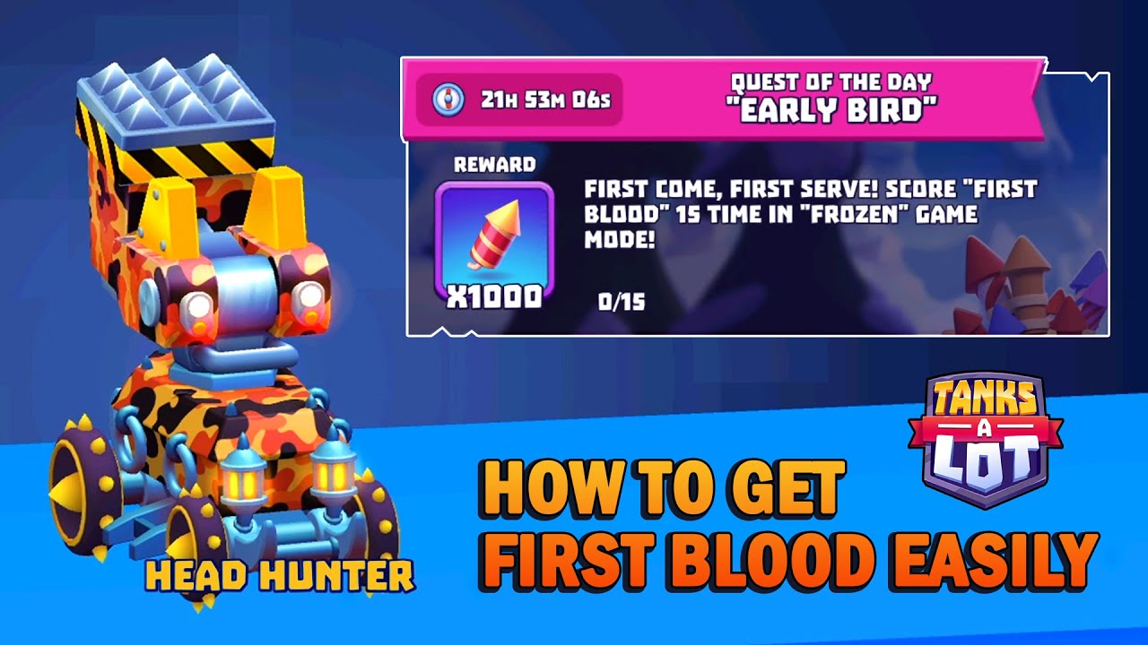 FIRST BLOOD EASY! 😂 Tanks A Lot - YouTube