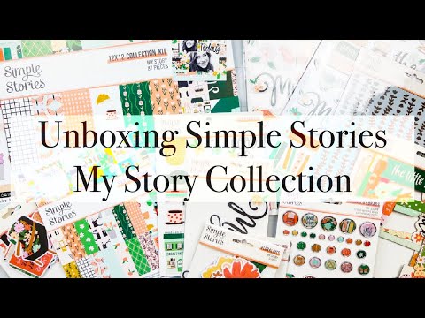Unboxing: Simple Stories My Story Collection - YouTube