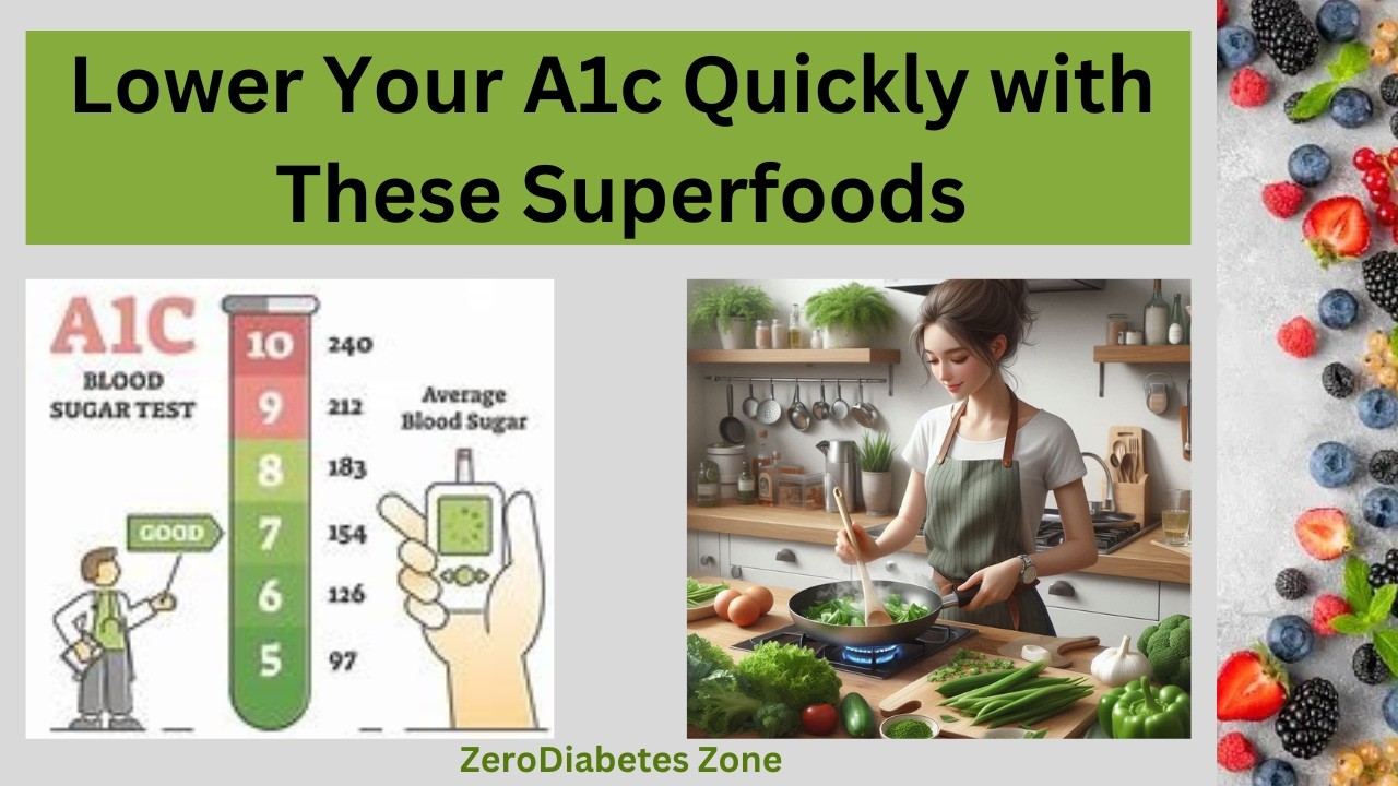 Lower Your A1c Quickly with These Superfoods | ZeroDiabetes Zone - YouTube