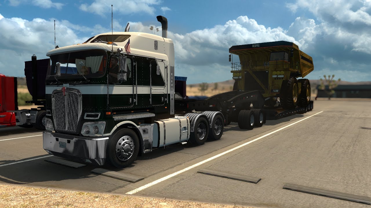 ATS LIVE 22 KENWORTH K200 を入れてみた - YouTube