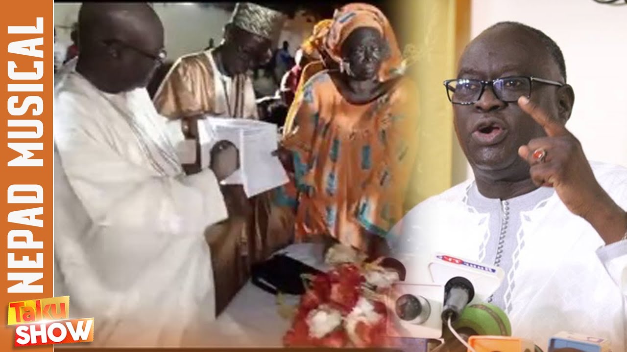 MAITRE EL HADJI DIOUF ET LA COURS AUX PARRAINS - YouTube
