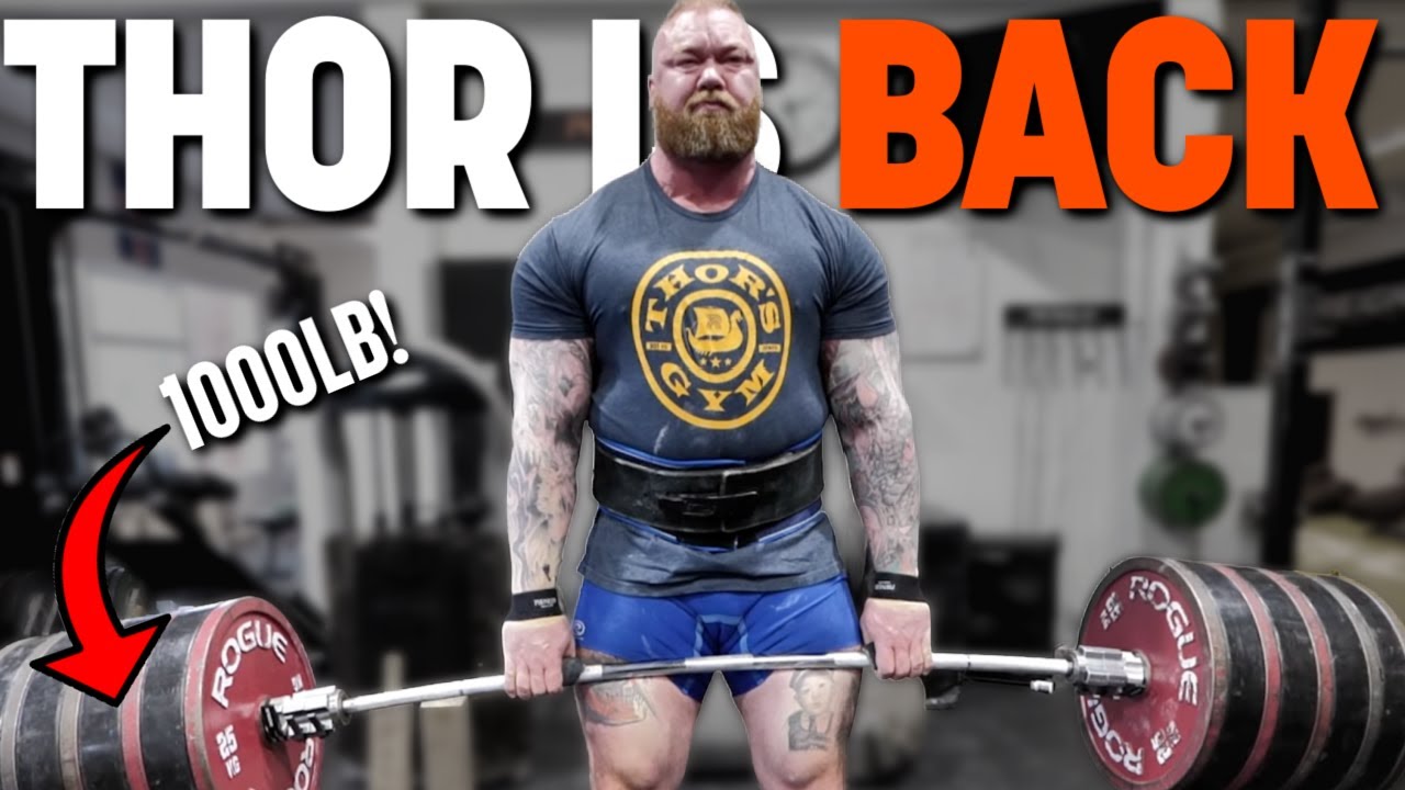 Back to His Best? Thor Bjornsson SMASHES 1000lb Deadlift - YouTube
