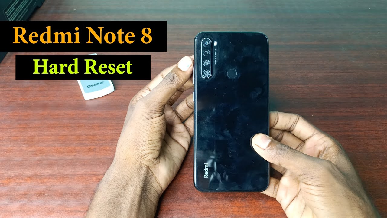 Redmi Note 8 Hard Reset 2023 | How to Hard Reset Redmi Note 8 # ...
