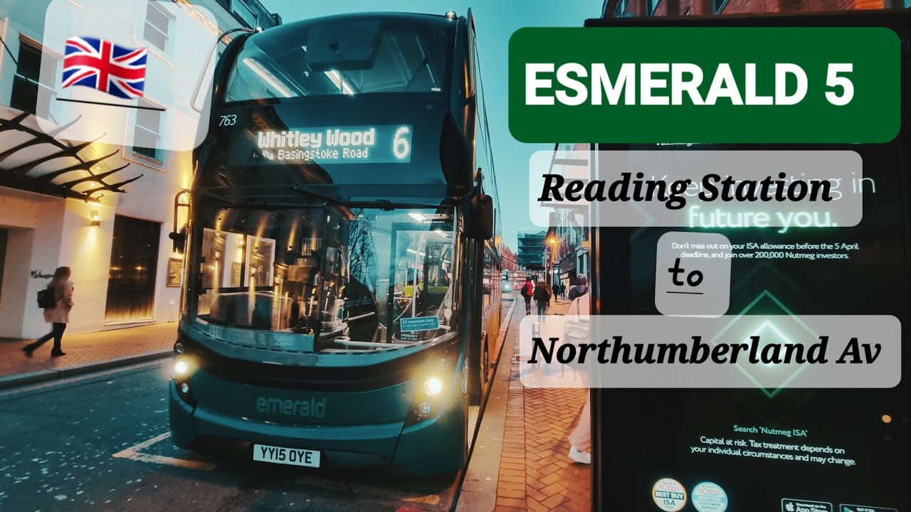 Exploring Reading City: Reading Bus Ride Route 5 by Night towards ...