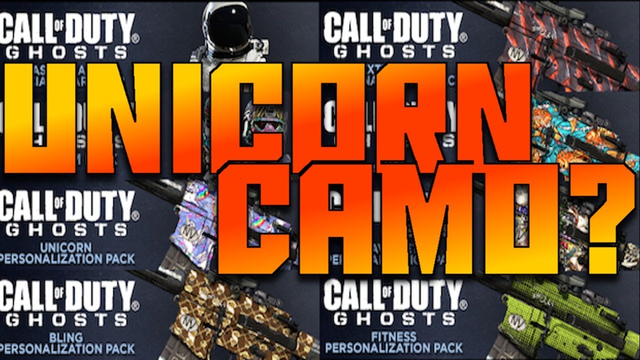 COD GHOSTS "ASTRONAUT CHARACTER SKIN" & "UNICORN CAMO" Space Suits in ...