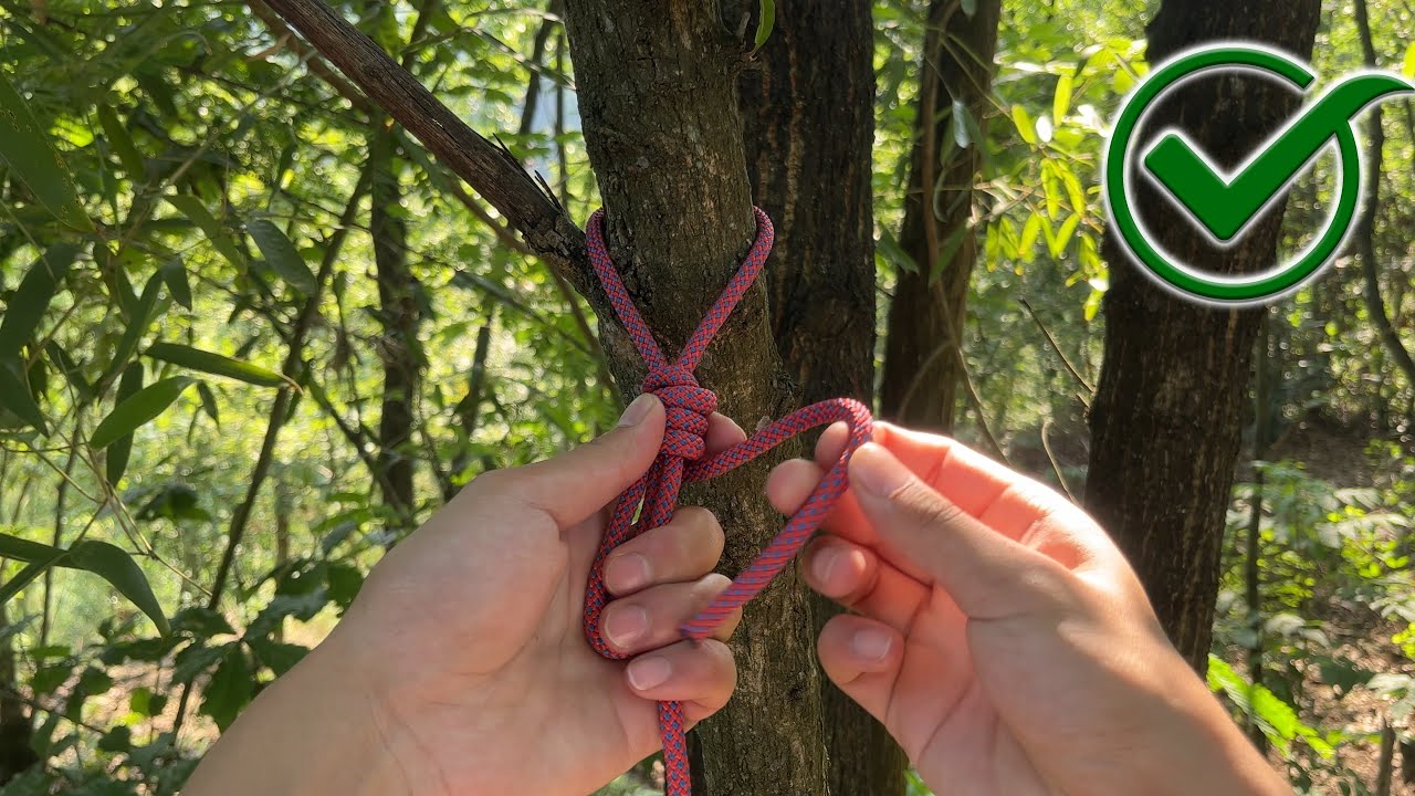 Several knots used in the small forest, will help you - YouTube