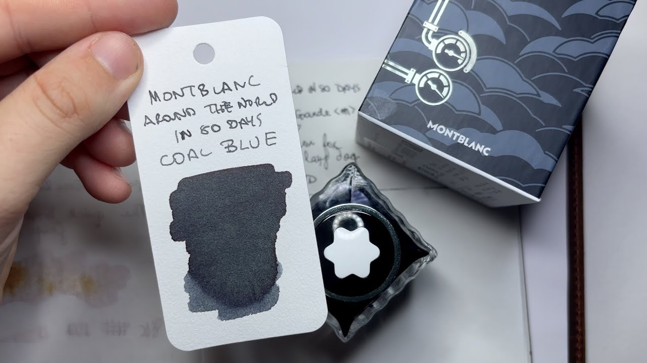 Inky Minutes Montblanc Around the World in 80 Days Coal Blue Review ...