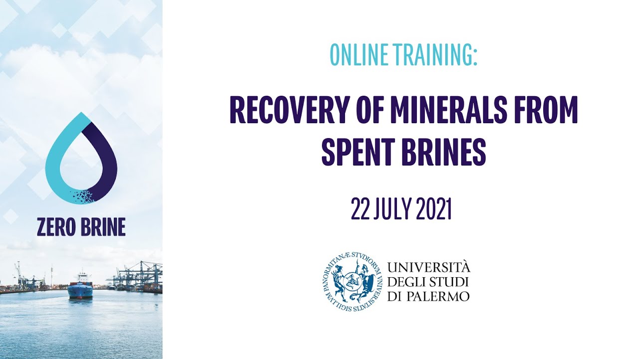 ZERO BRINE | Online Training (IT): Recovery of minerals from spent ...