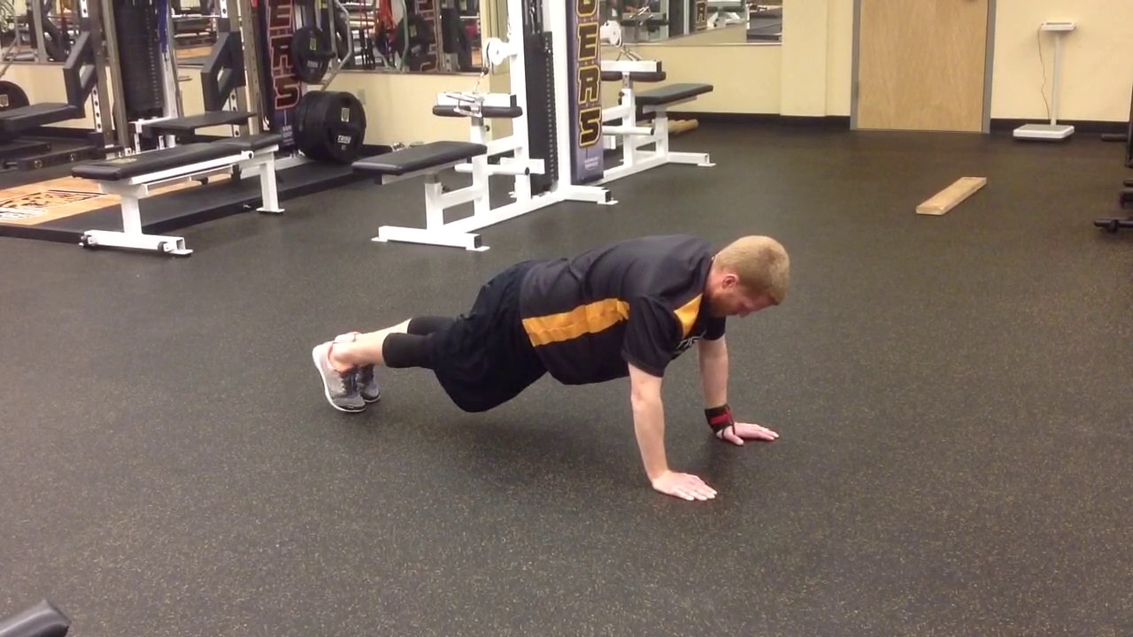 Tall Front Plank w/ Knee Drive (Outside) - YouTube