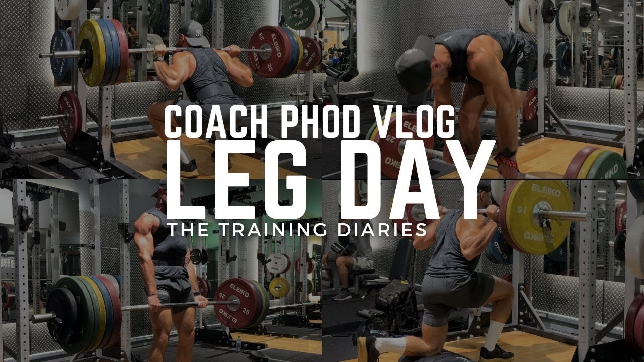 Leg Day - The Hardest Lower Body Strength Day I've Ever Done - YouTube