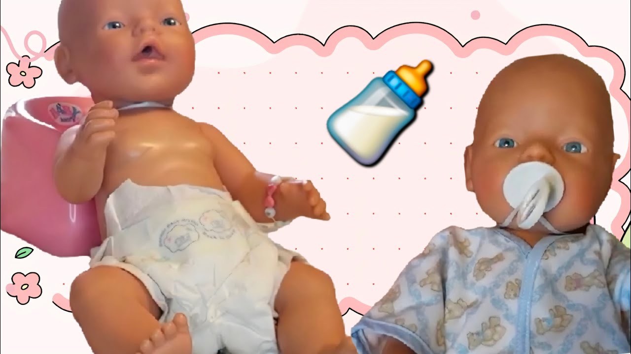 BABY Born Doll Feeding Dressing Zapf Creation Nostalgia - YouTube