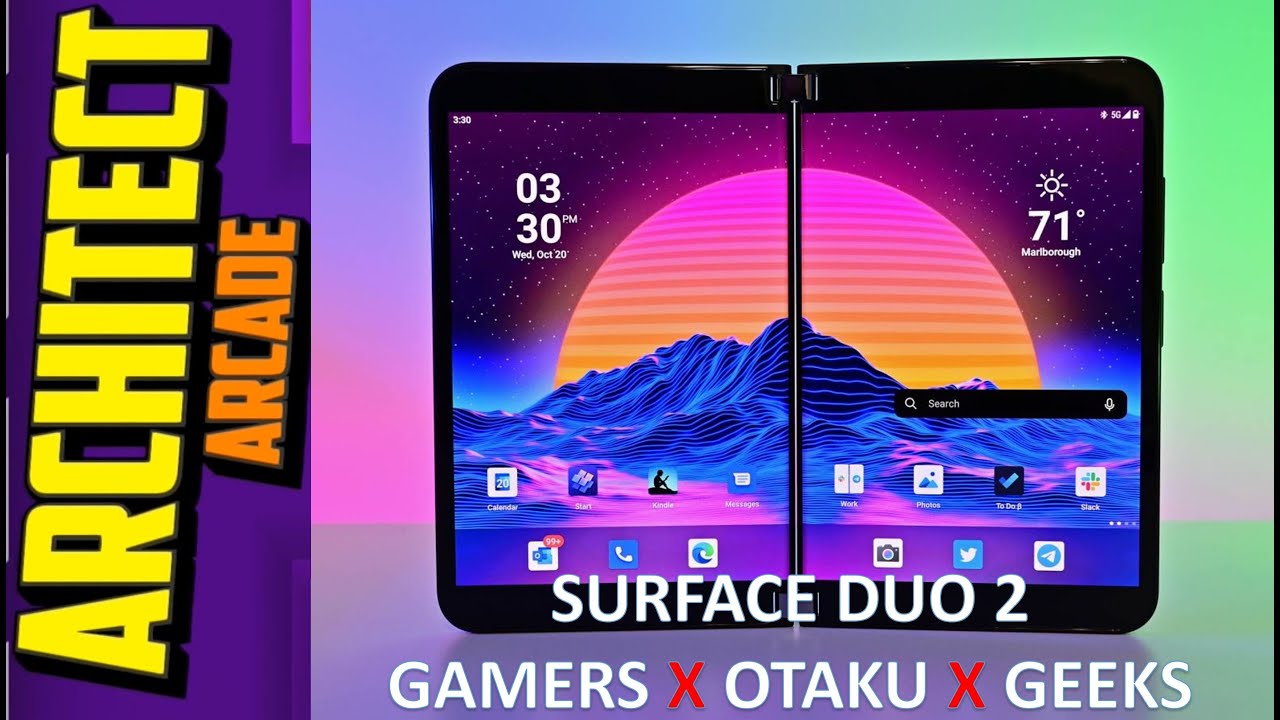 Microsoft Surface Duo 2 ( Unboxing & Hands on ) 2022 - YouTube