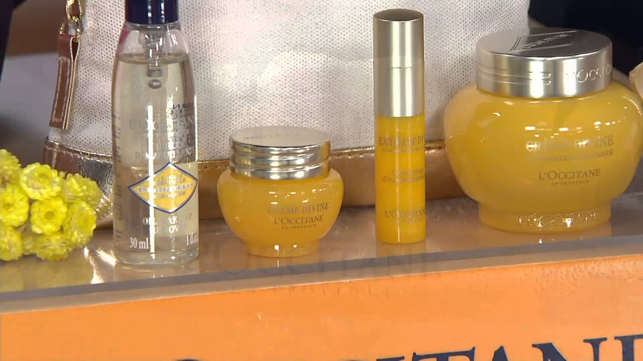 L'Occitane 4-pc Divine Cream Collection With Bag on QVC - YouTube