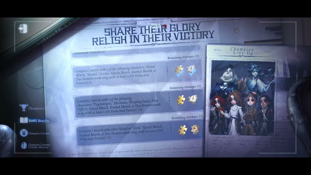 Call of the Abyss VI Champion Celebration | Identity V - YouTube