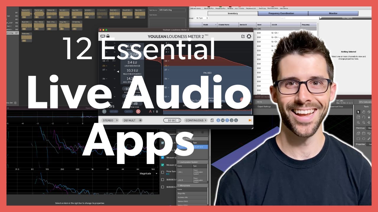 12 Essential Apps For Live Audio Techs (You Need To Know These) - YouTube
