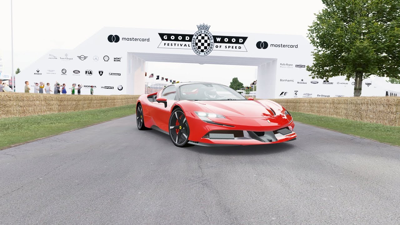 Assetto Corsa 1000HP FERRARI SF90 STRADALE 2020 GoodWood - YouTube