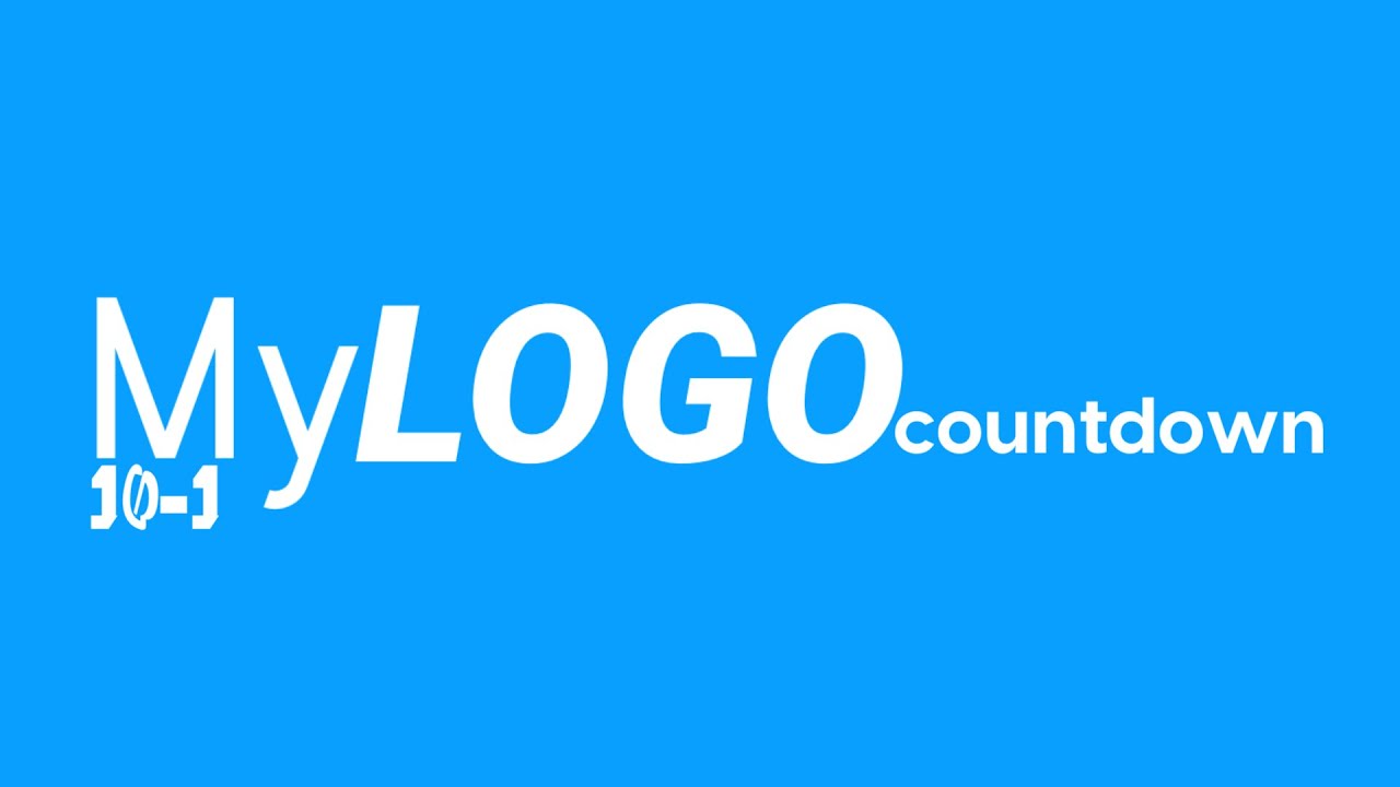 My Logo Countdown 10-1 - YouTube