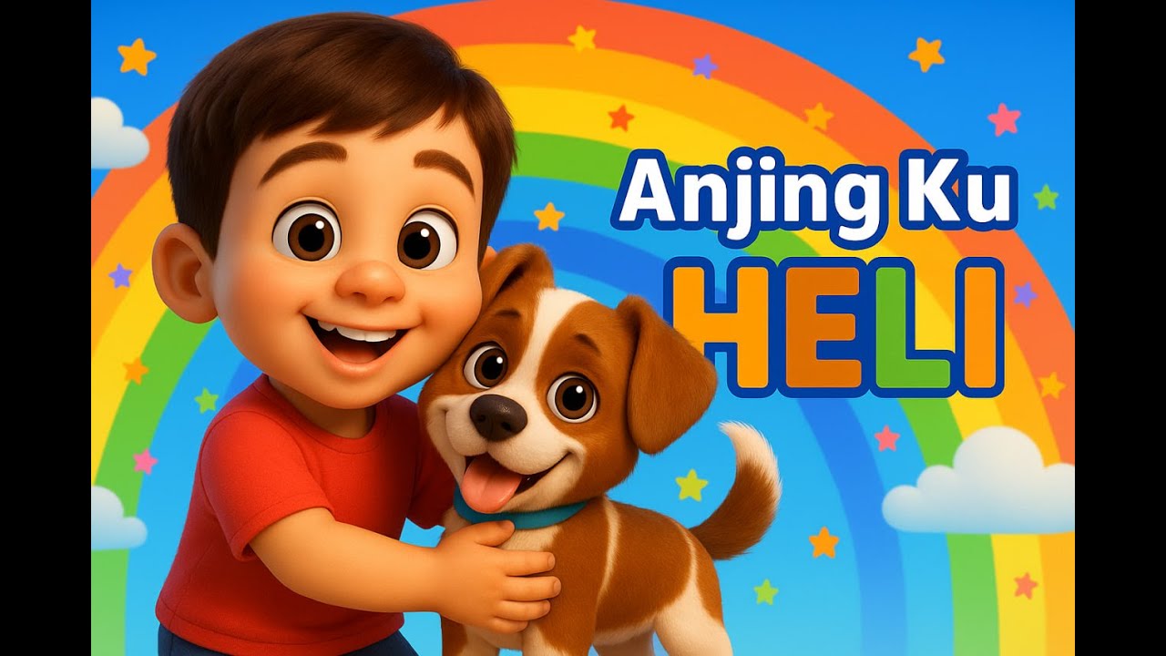 ANJINGKU HELI_HELI GUK GUK GUK_LAGU ANAK ANJING_LAGU ANAK POPULER - YouTube