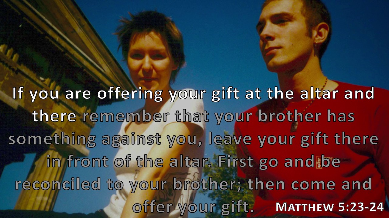 Matthew 5:23-24, Holy Bible, NIV - YouTube