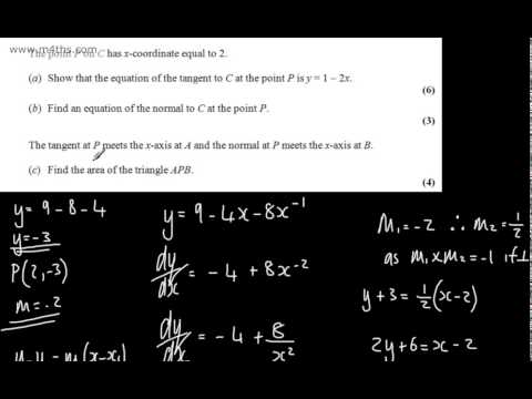 Q10 Edexcel C1 Gold Paper - Practice Exam Style Past Core 1 - AS Maths ...