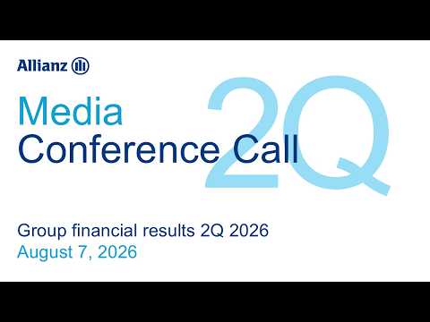 Allianz Financial Results 2Q 2026: Media Call