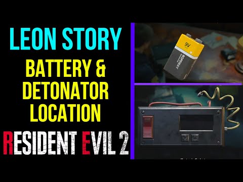 Battery & Detonator Location | RESIDENT EVIL 2 REMAKE