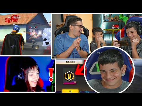 MENINO DE 13 ANOS VS MENINA DE 13 ANOS PRO PLAYER no FREE FIRE!
