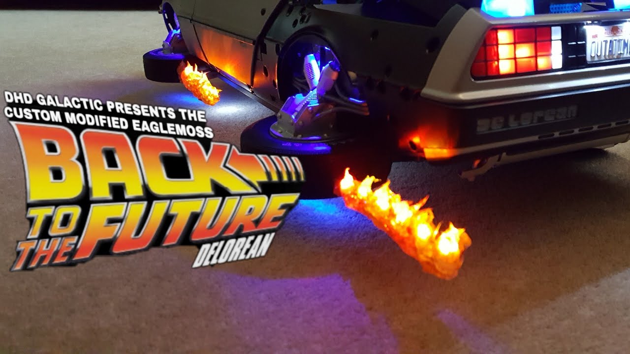 Back To The Future Delorean Flames