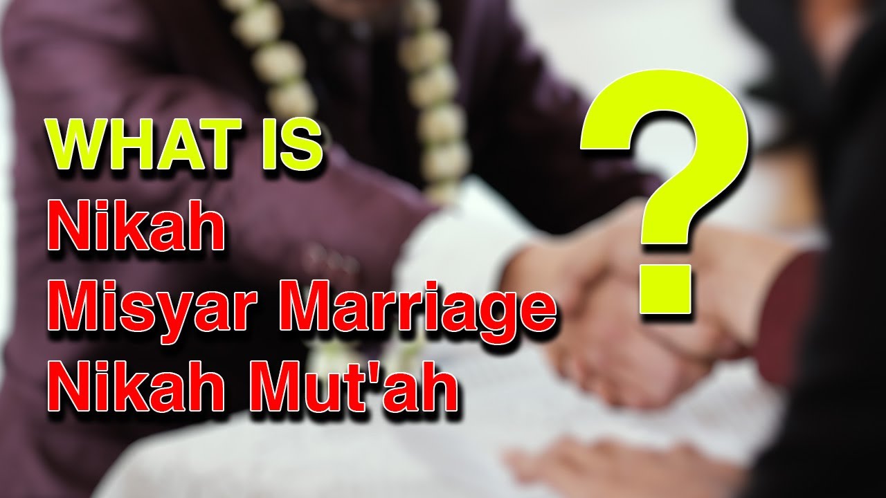 Nikah - Misyar Marriage - Nikah Mut'ah || Awaz Ent - YouTube