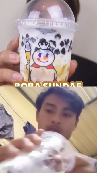 makan Boba sundae #mukbang #mixue #icecream #fyp - YouTube