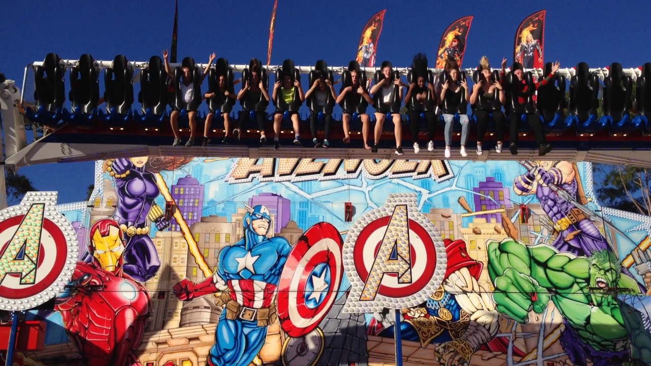 Avengers Easter Show Sydney full ride - YouTube