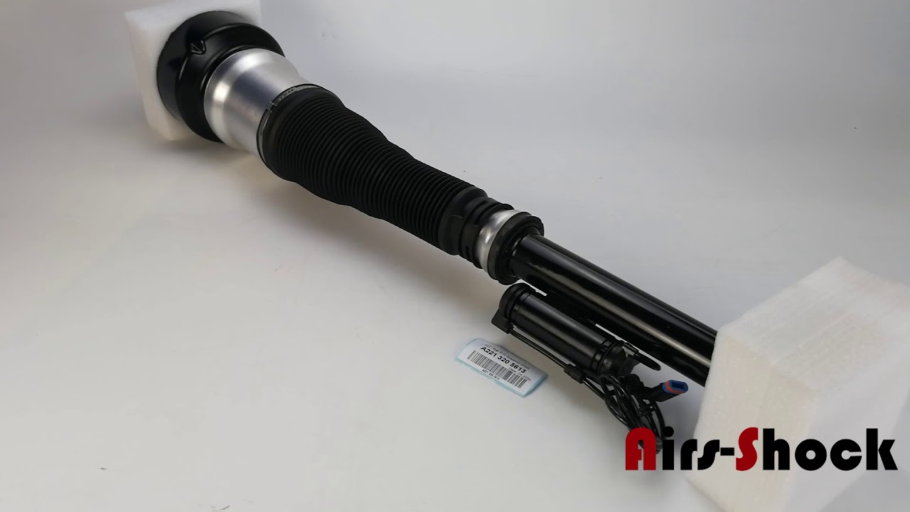 W221 Rear right air suspension shock - YouTube