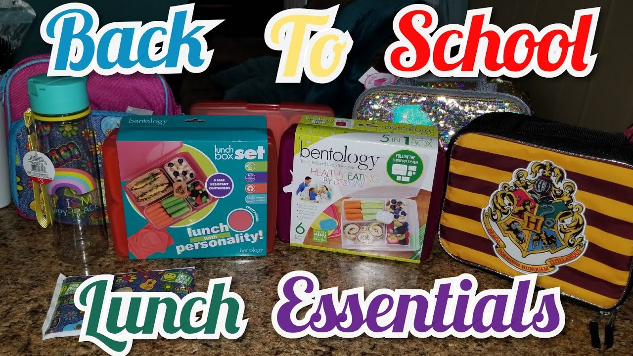 NEW LUNCH BOX ESSENTIALS FOR BACK TO SCHOOL - YouTube