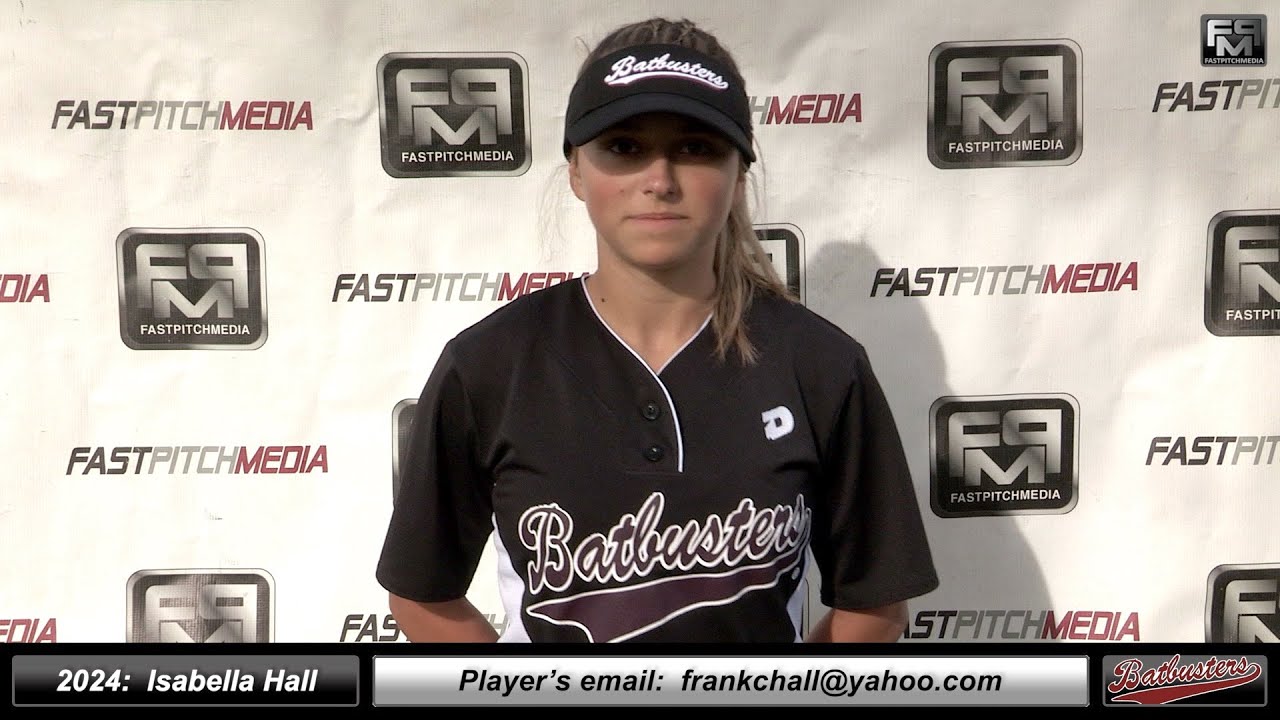 2024 Isabella Hall 3.5 GPA - Athletic Outfielder Softball Skills Video ...