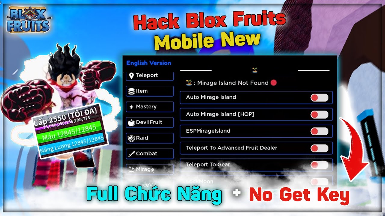 Hack BLOX FRUITS 21 Trên Mobie Full Chức Năng , Siêu Đầy Đủ , ... No ...