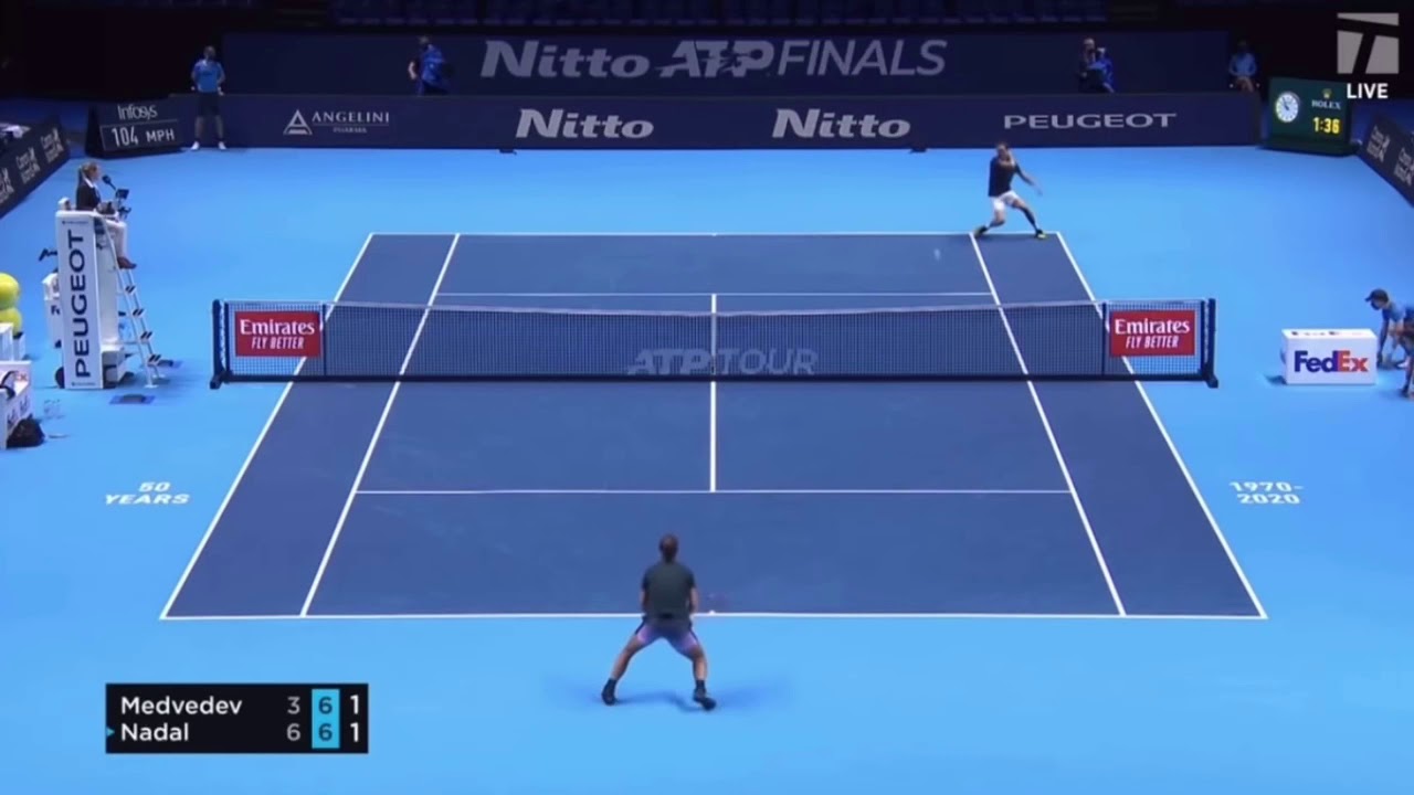 ATP London 2020 Medvedev vs Nadal - YouTube