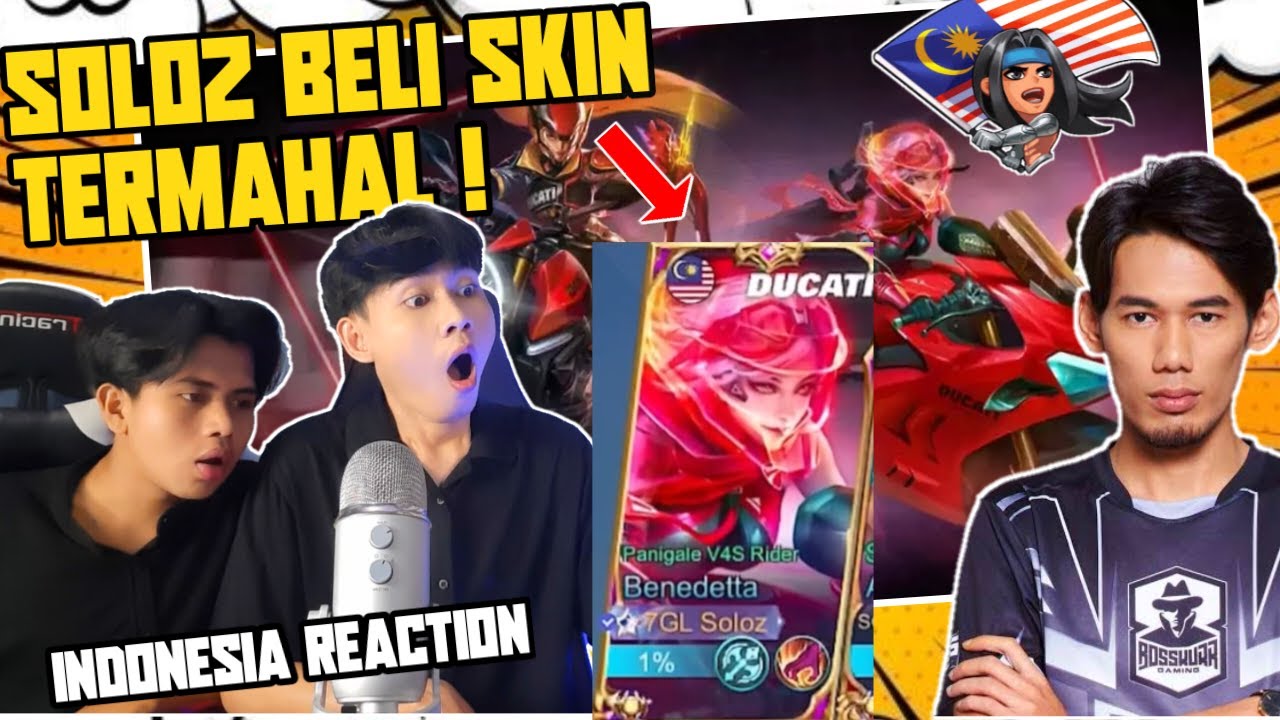 SOLOZ BISA BELI SEMUA YANG DIA MAU !! REVIEW SKIN BENEDETTA MOBILE ...